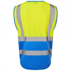 High visibility superior zipped vests - redoakdirect.com