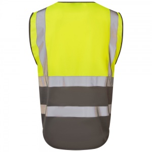 High visibility superior zipped vests - redoakdirect.com