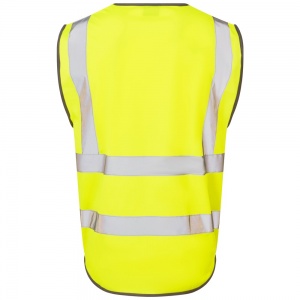 High visibility superior zipped vests - redoakdirect.com