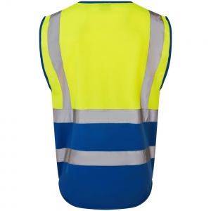 High visibility superior zipped vests - redoakdirect.com