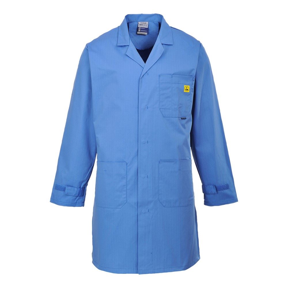 Portwest AS10 Anti-Static ESD Lab Coat - redoakdirect.com