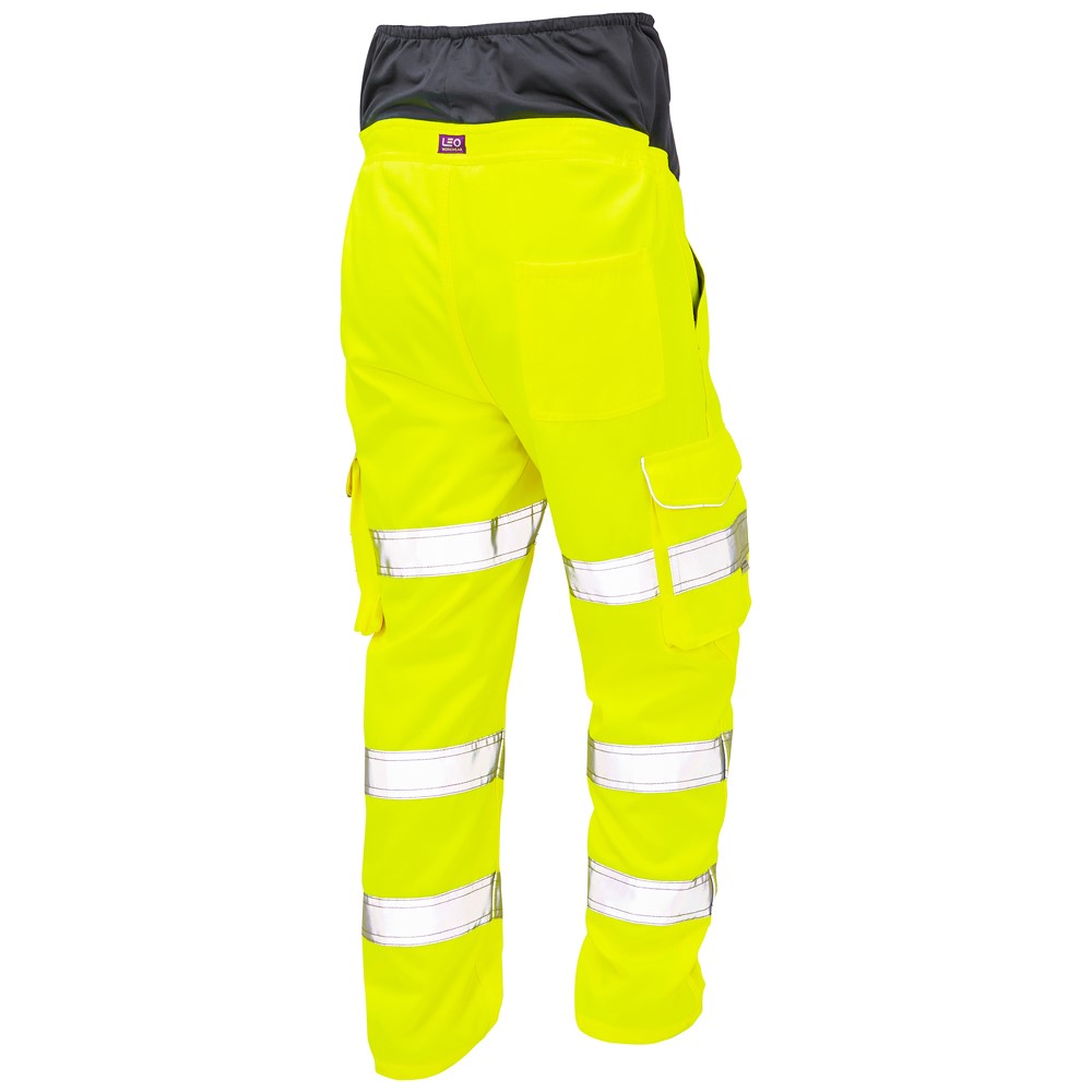 Leo CM01 Hi-Vis Verity Maternity Yellow Ladies Cargo Trouser ...