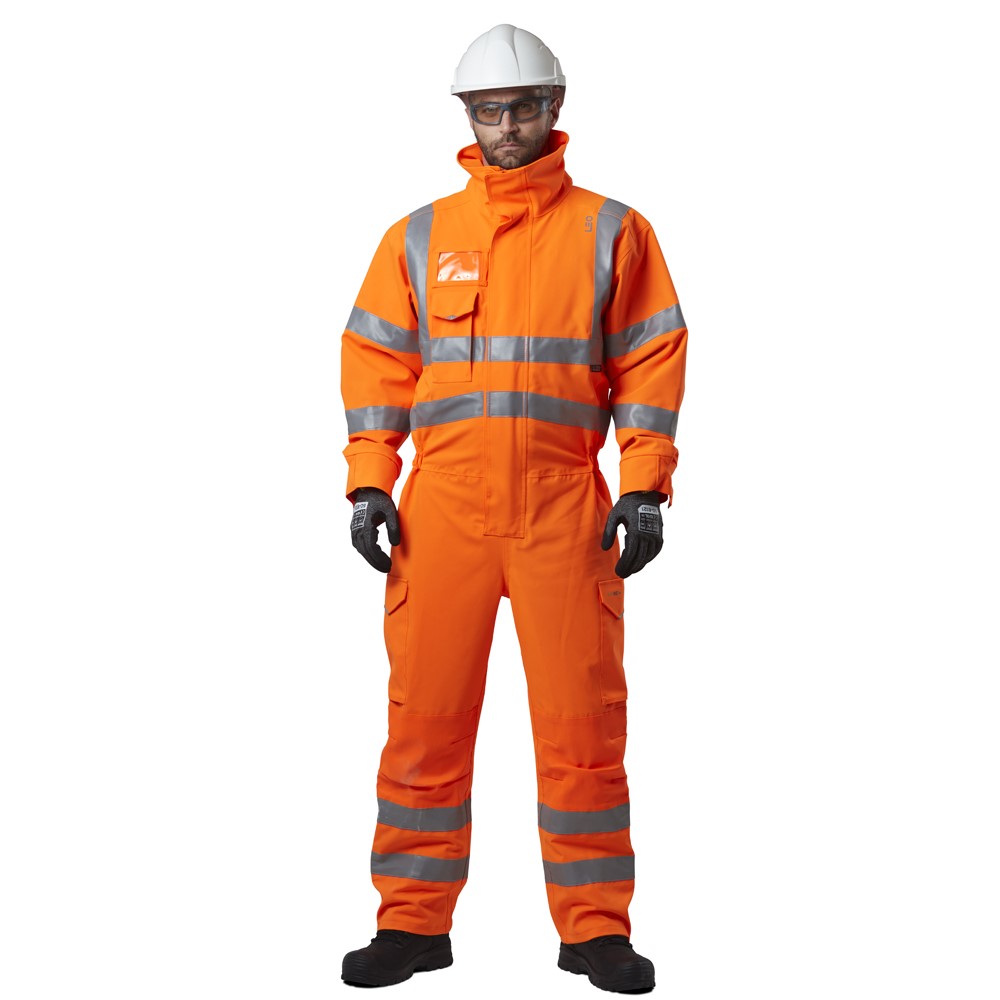 Leo Watertown Waterproof Coverall Orange CV02 - redoakdirect.com
