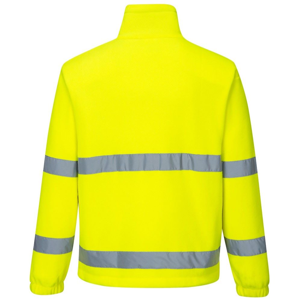 High Visibility F250 Portwest Yellow Hi Vis Fleece Jacket ...