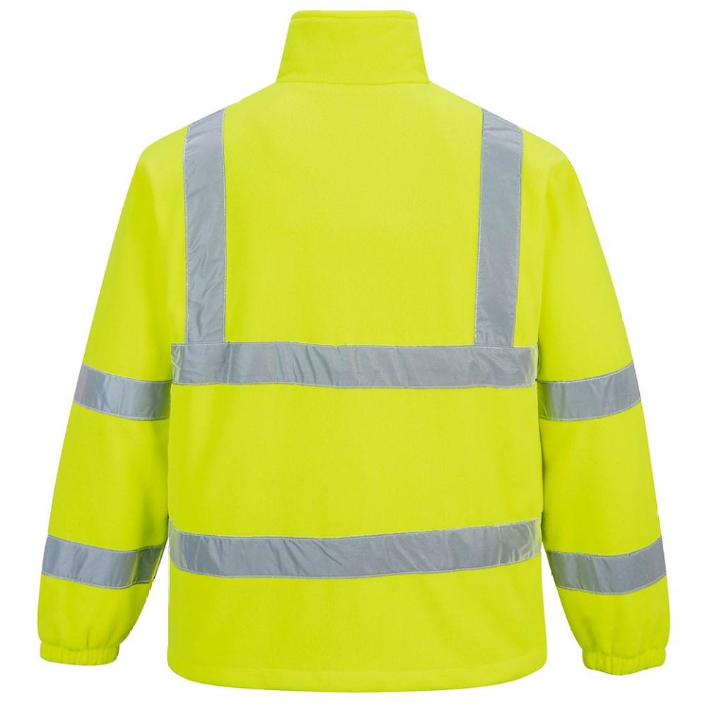 High Visibility Portwest F300 Yellow Fleece Jacket - redoakdirect.com