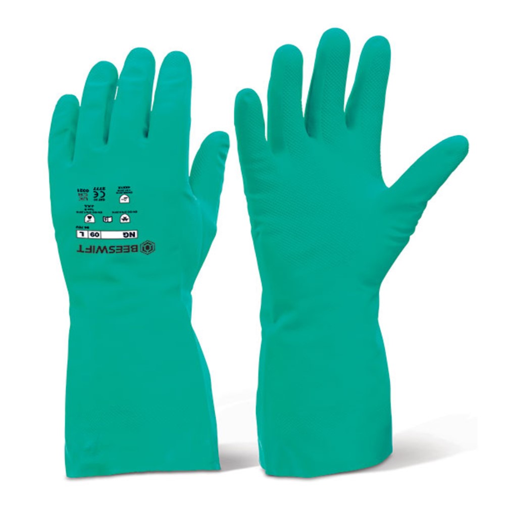 Heavy Duty Nitrile Green Glove - redoakdirect.com