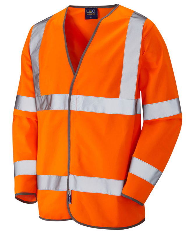High Visibility Lightweight Orange Jacket - redoakdirect.com