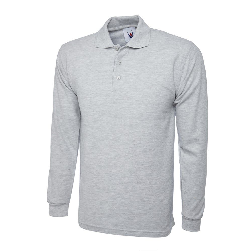 Uneek UC113 Classic Long Sleeve Polo - redoakdirect.com