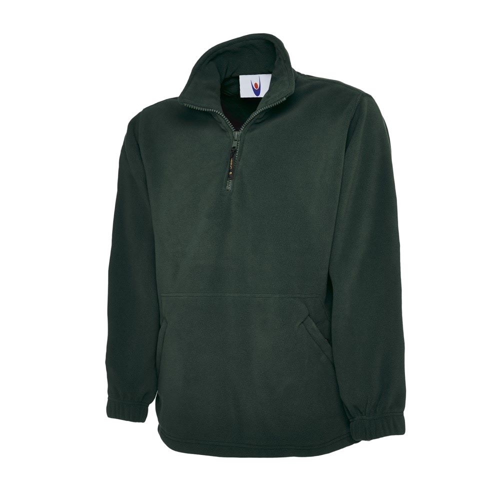 Uneek UC602 Unisex 1/4 Zip Micro Fleece Jacket - redoakdirect.com