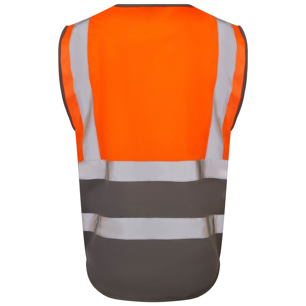 Orange & Grey Leo Lynton W11 Superior Vest - redoakdirect.com