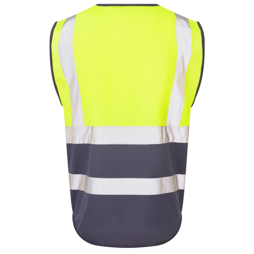 Yellow & Navy Blue Leo Lynton W11 Superior Vest - redoakdirect.com