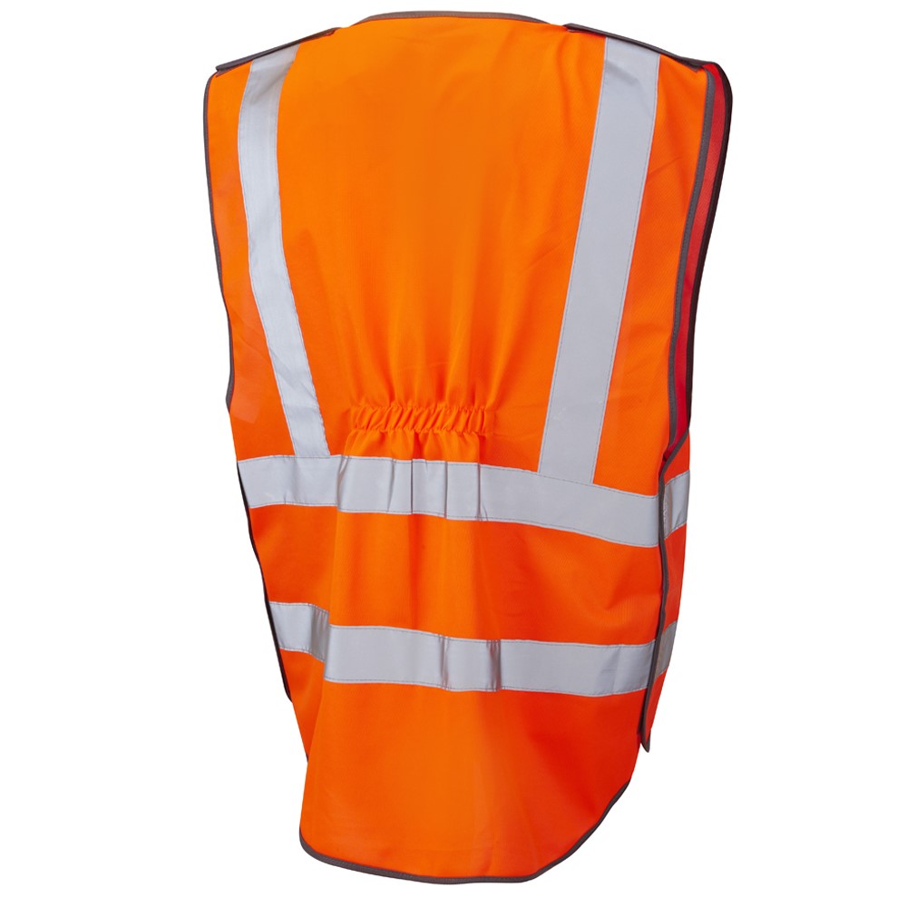 Orange Leo Lynton W22 Superior Hi-Vis Vest - redoakdirect.com